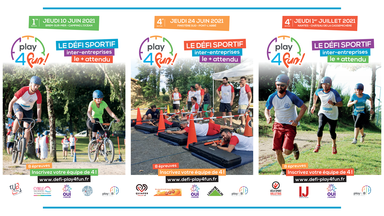 Oui j’assure !, partenaire des challenges entreprises Play 4 fun ...